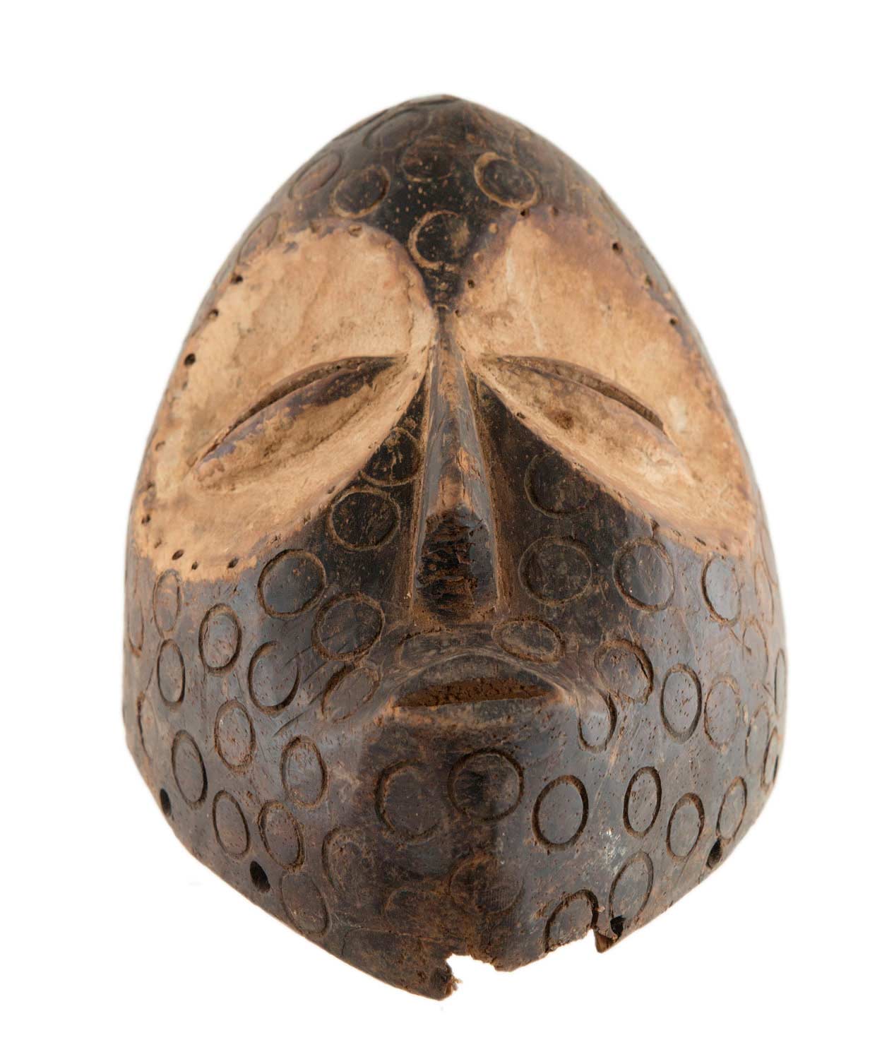 Masque Lega Masquette Congo RDC Tribal art ethnique africain 17124