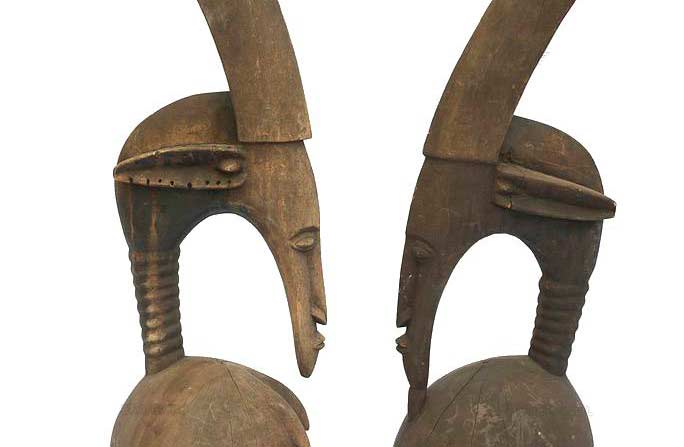 CIWARA TIWARA CHIWARA ANTILOPE DU MALI - masque antilope - cimier ...
