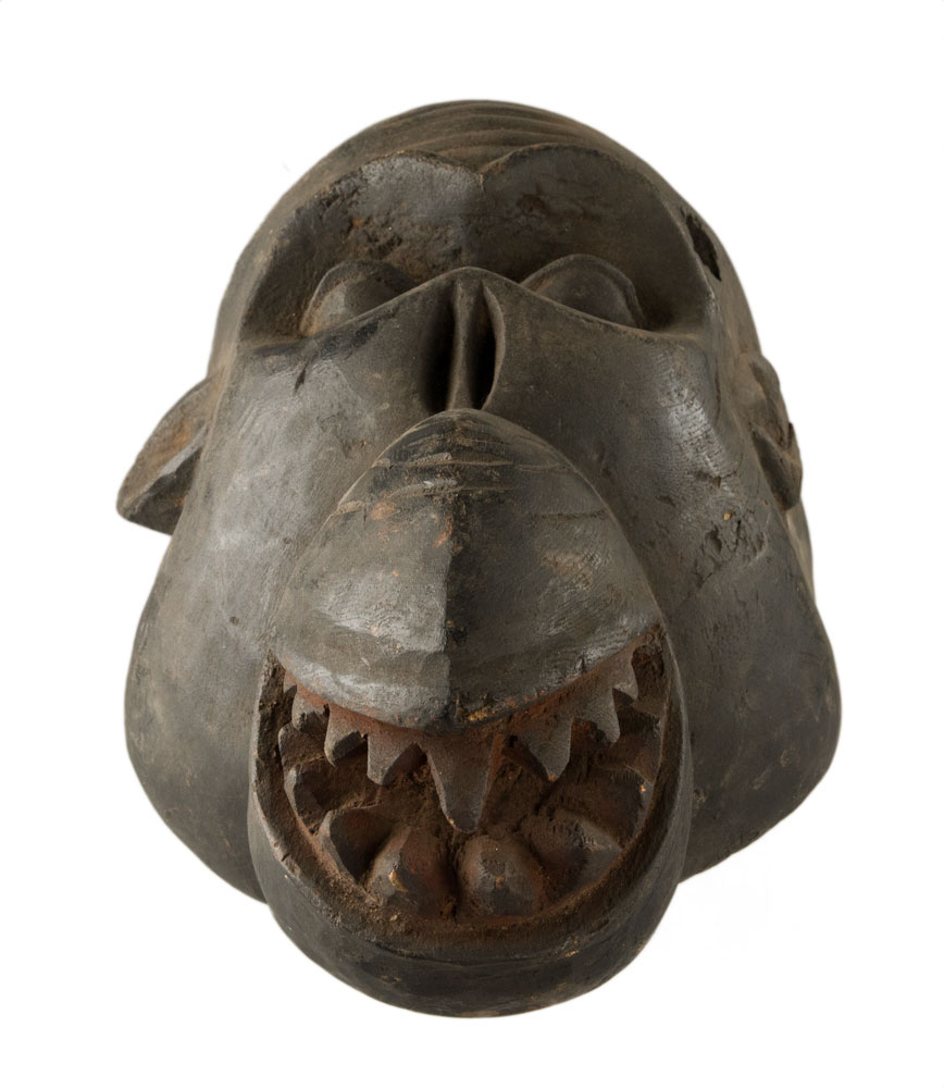 BOULOU-MASQUE AFRICAIN BULU-œuvres uniques d'Art africain de l' ethnie ...