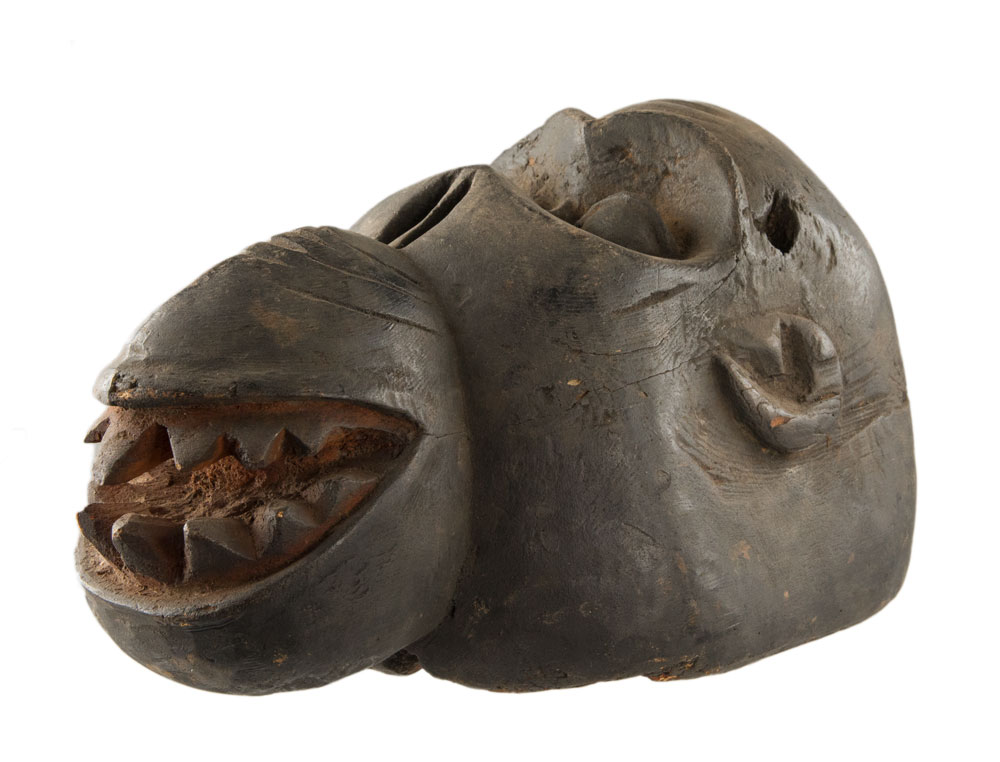 BOULOU-MASQUE AFRICAIN BULU-œuvres uniques d'Art africain de l' ethnie ...