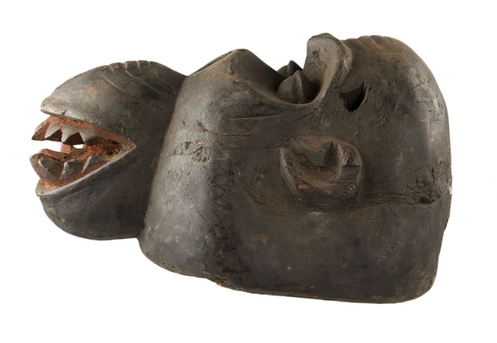 BOULOU-MASQUE AFRICAIN BULU-œuvres uniques d'Art africain de l' ethnie ...