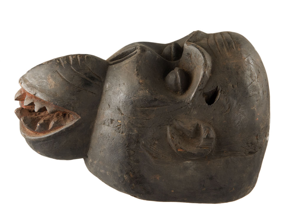 BOULOU-MASQUE AFRICAIN BULU-œuvres uniques d'Art africain de l' ethnie ...