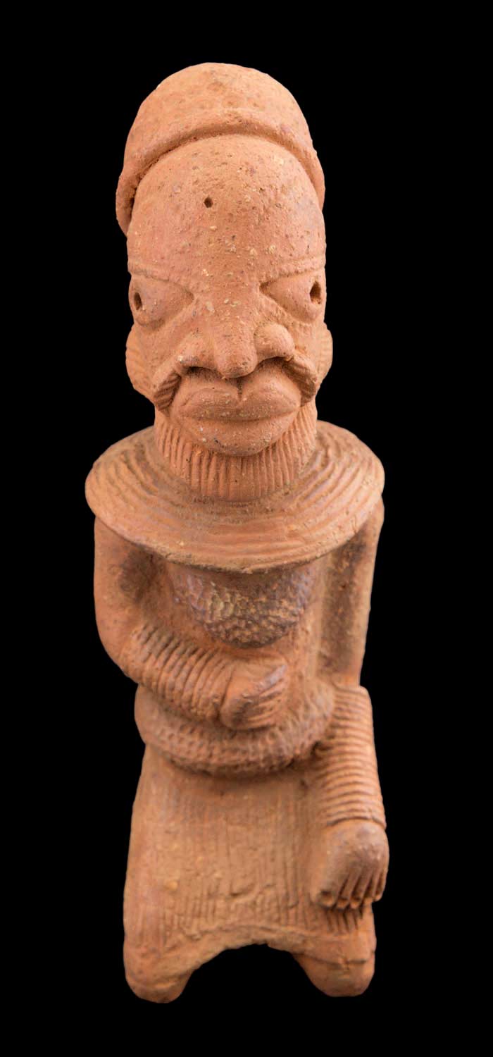 Statue style Nok Nigeria 22cm Terre Cuite Africaine Art Premier 16818