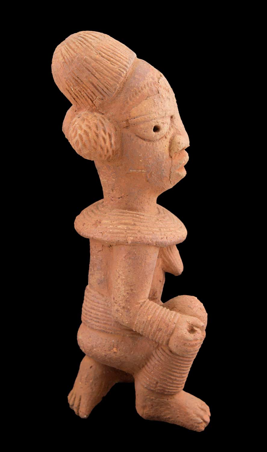 Statue style civilisation Nok Nigeria 22cm Terre Cuite Art africain