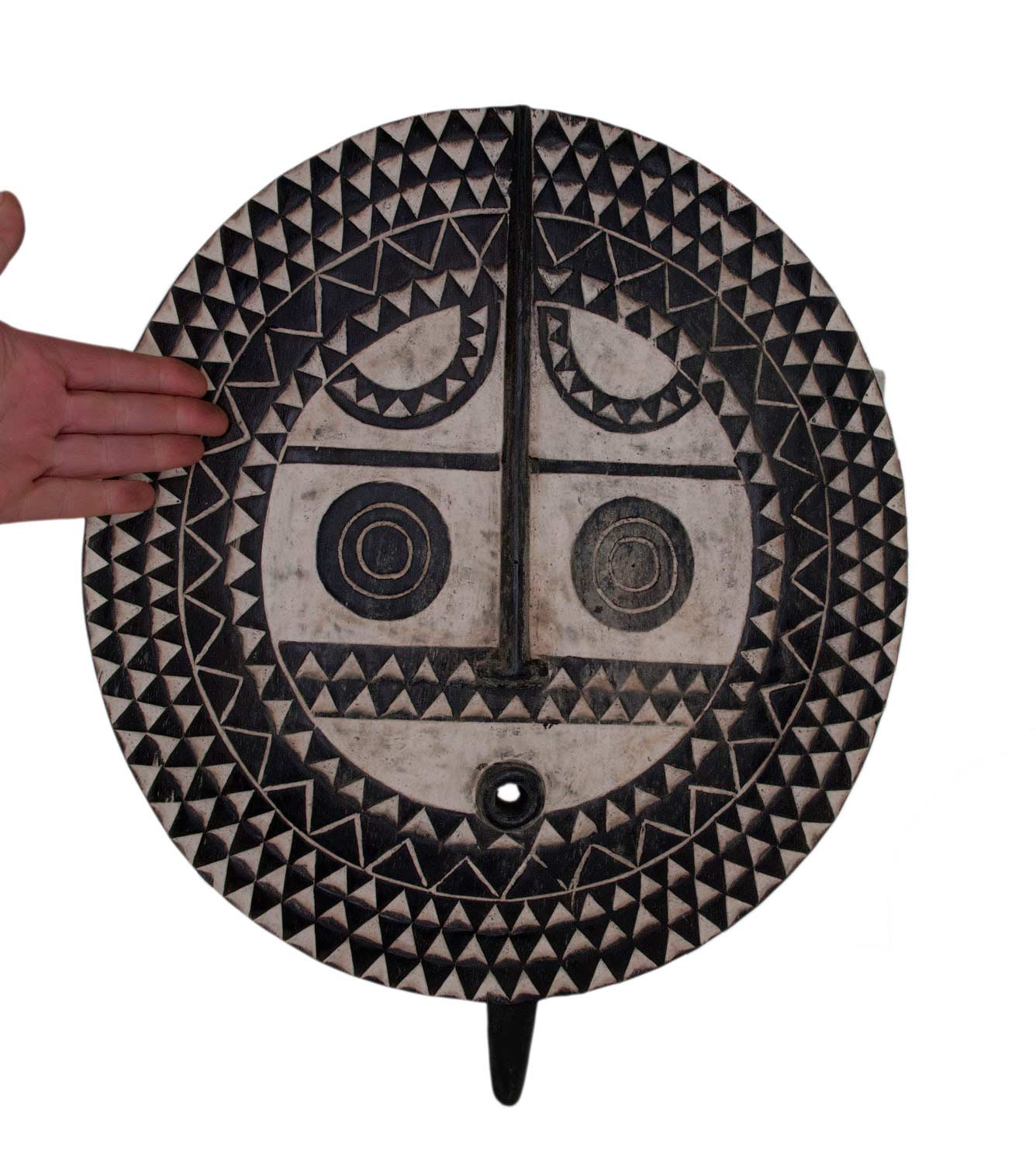 Masque planche Bwa Soleil 44 cm Burkina Faso Art primitif africain 17243