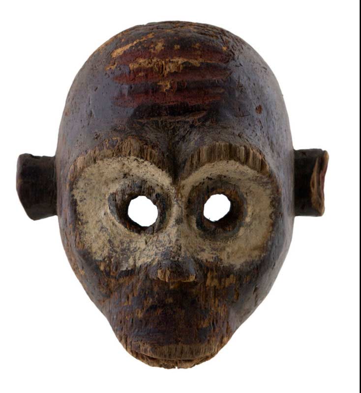 Ancien petit Masque Africain Singe Bulu Boulou 19cm Art Premier ...