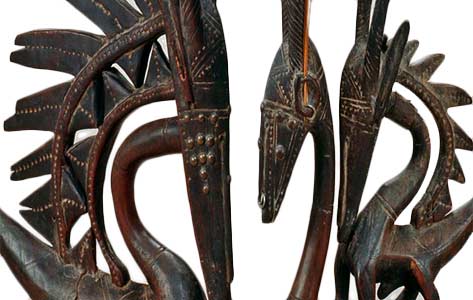 CIWARA TIWARA CHIWARA ANTILOPE DU MALI - masque antilope - cimier ...