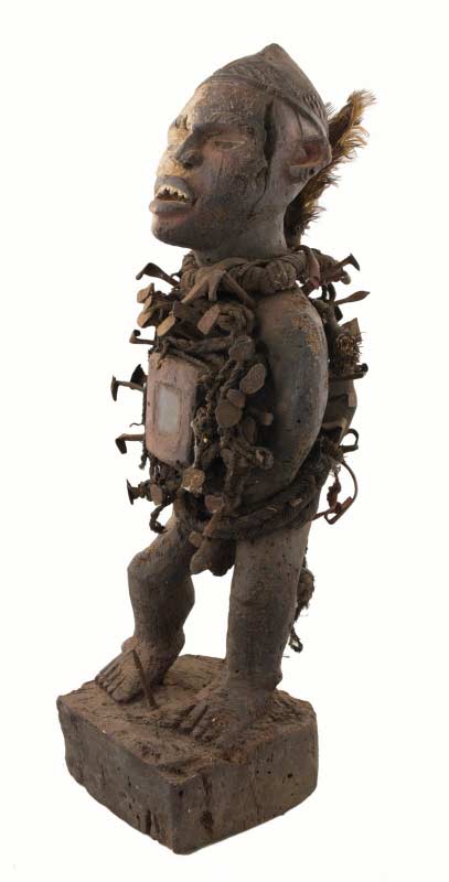 Fétiche à Clous Nkisi Nkonde Bakongo Yombe Congo Ex Zaire 16597