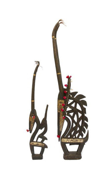 COUPLE DE CIMIER TIWARA CIWARA BAMBARA CHIWARA MALE ET FEMELLE - masque ...