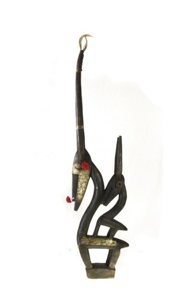 CIMIER TIWARA CIWARA BAMBARA CHIWARA FEMELLE - masque antilope - cimier ...