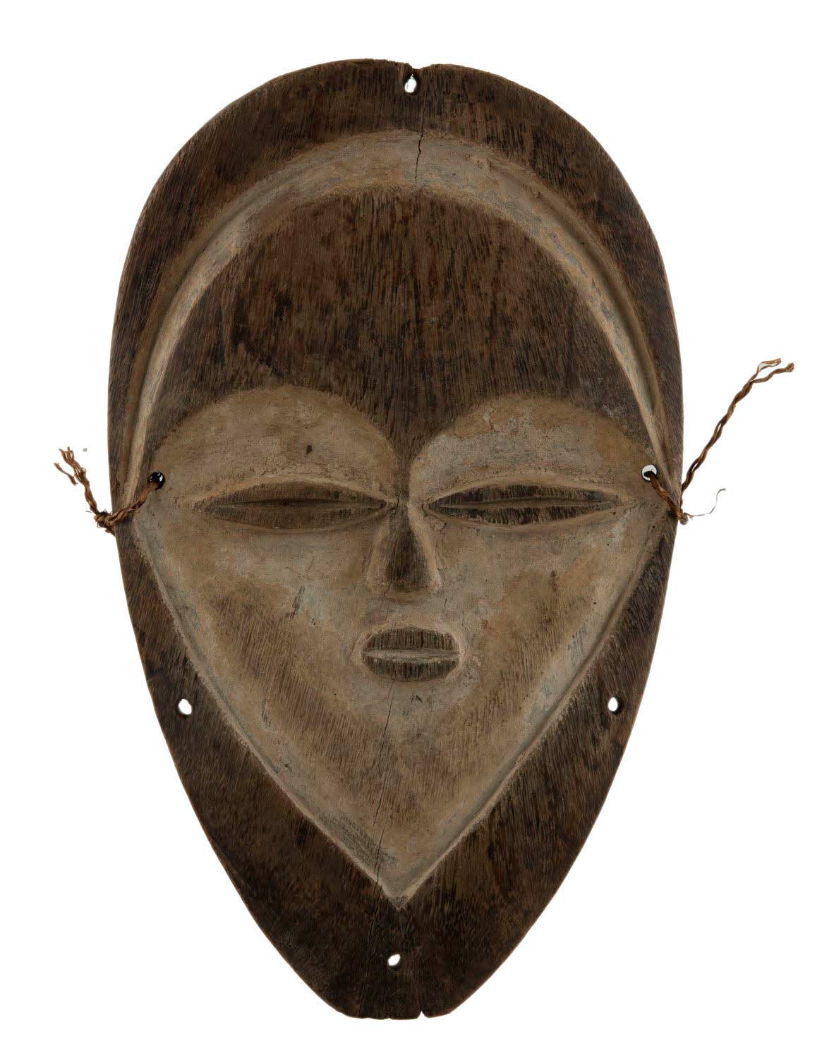 Masque Tsogho Gabon bois Art coutumier africain rare 17164